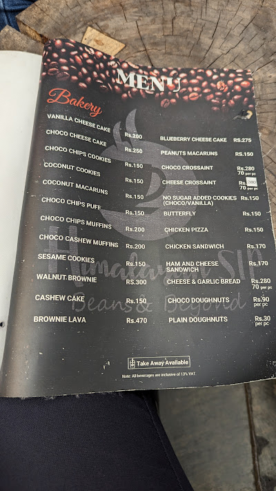 Himalayan SIP Menu | Nosh Nepal