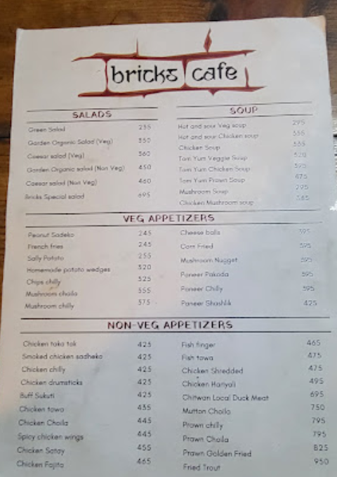 Bricks Cafe | Restaurants in Lalitpur | Nosh Nepal